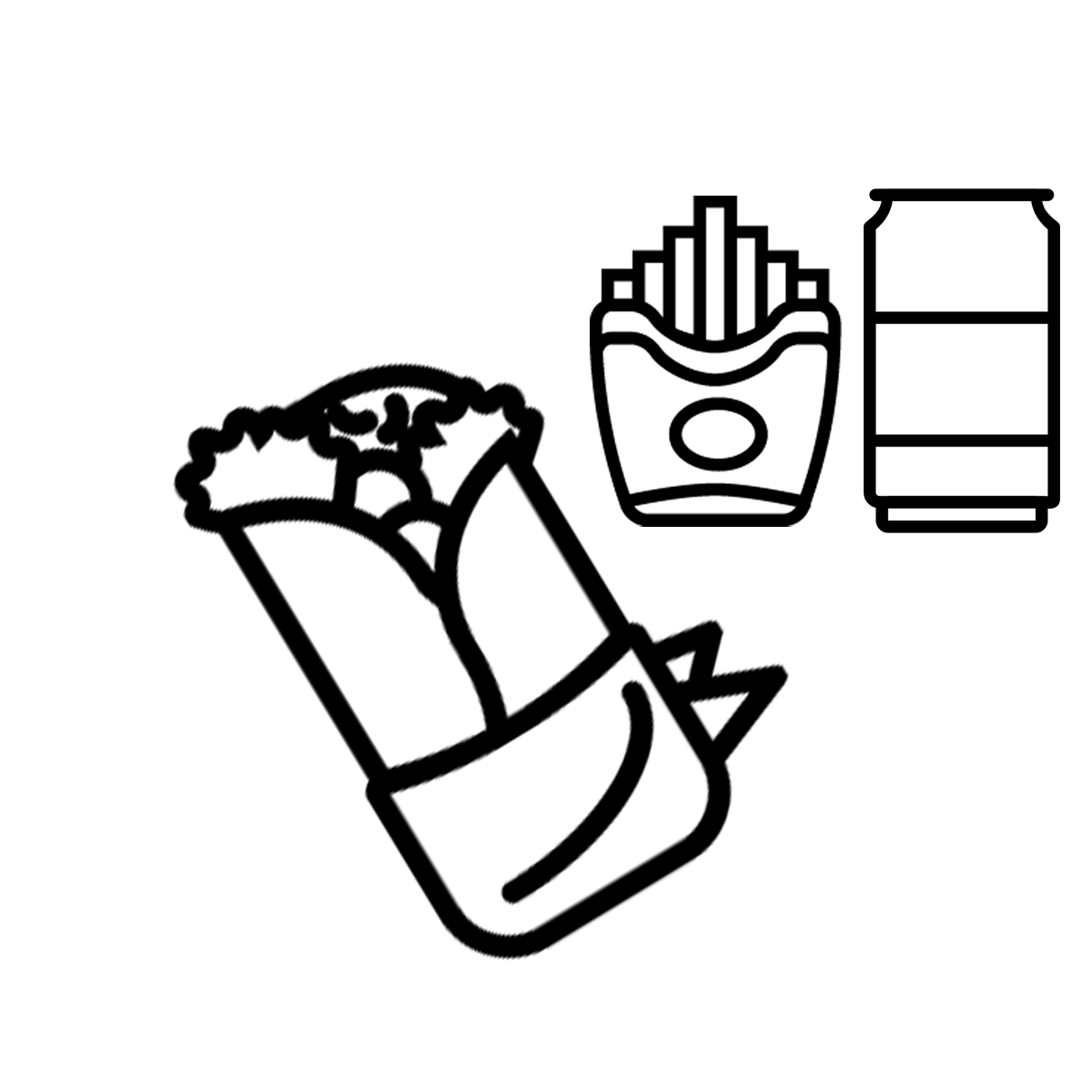 Chicken Shish Kebab Wrap Meal – Reina Grill